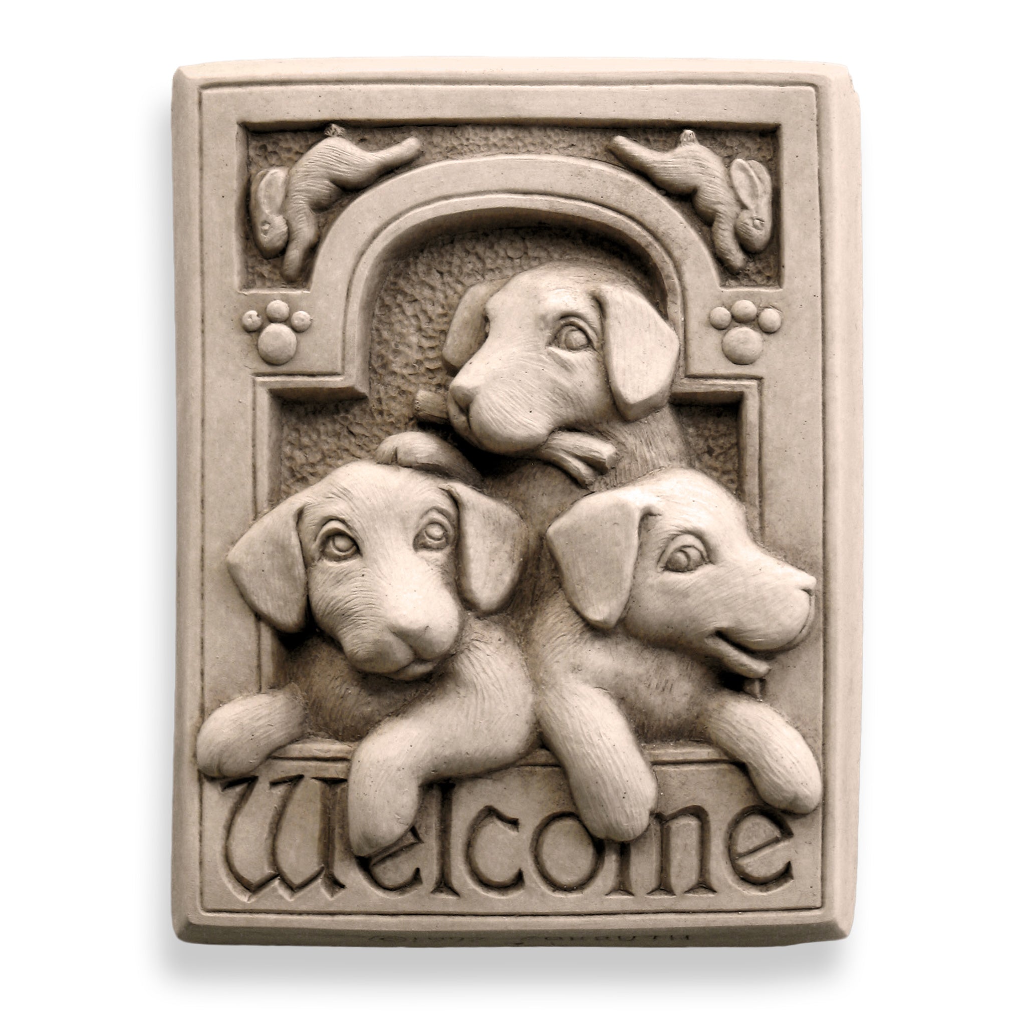 Welcome Puppies Plaque – Carruth Studio