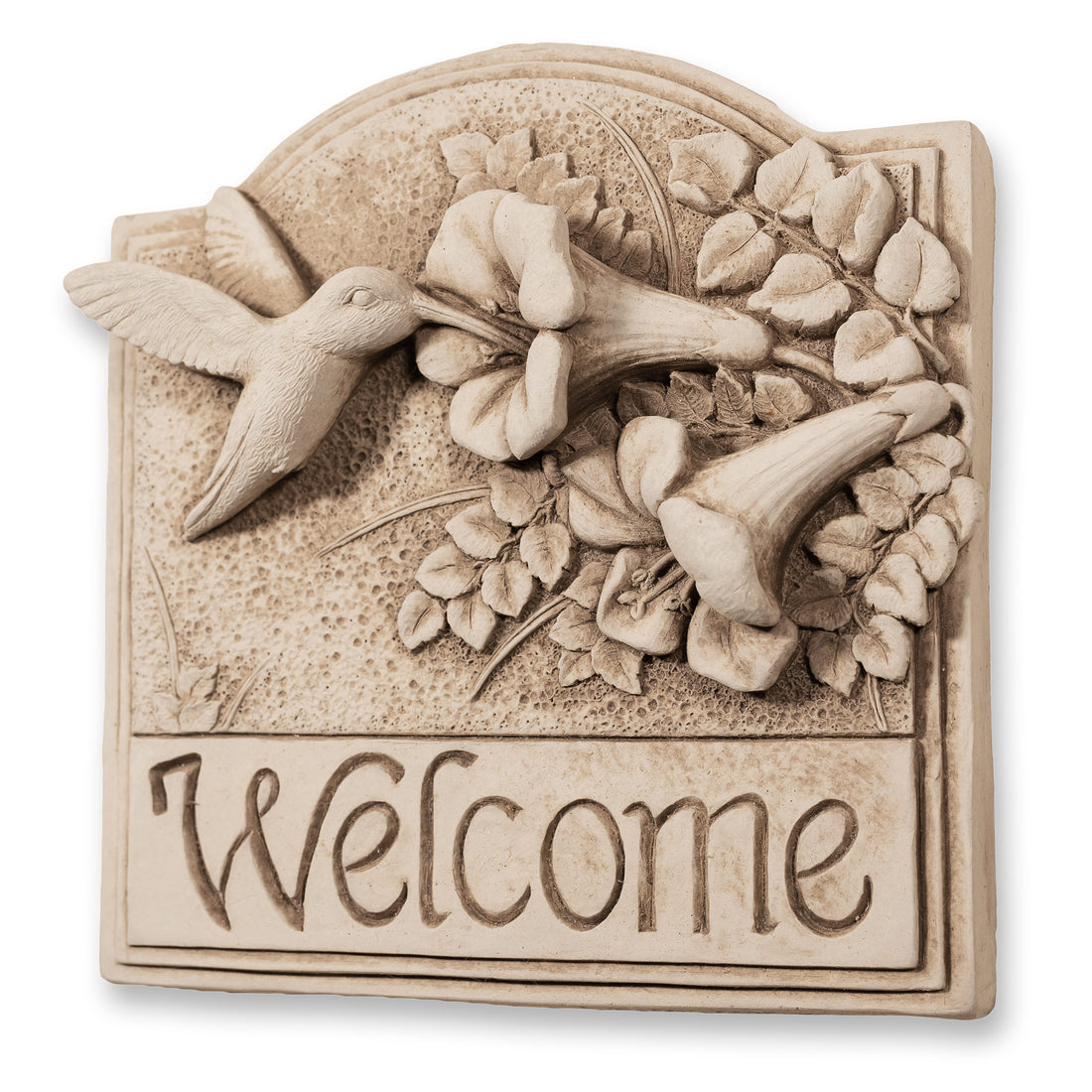 Hummingbird Welcome Plaque – Carruth Studio