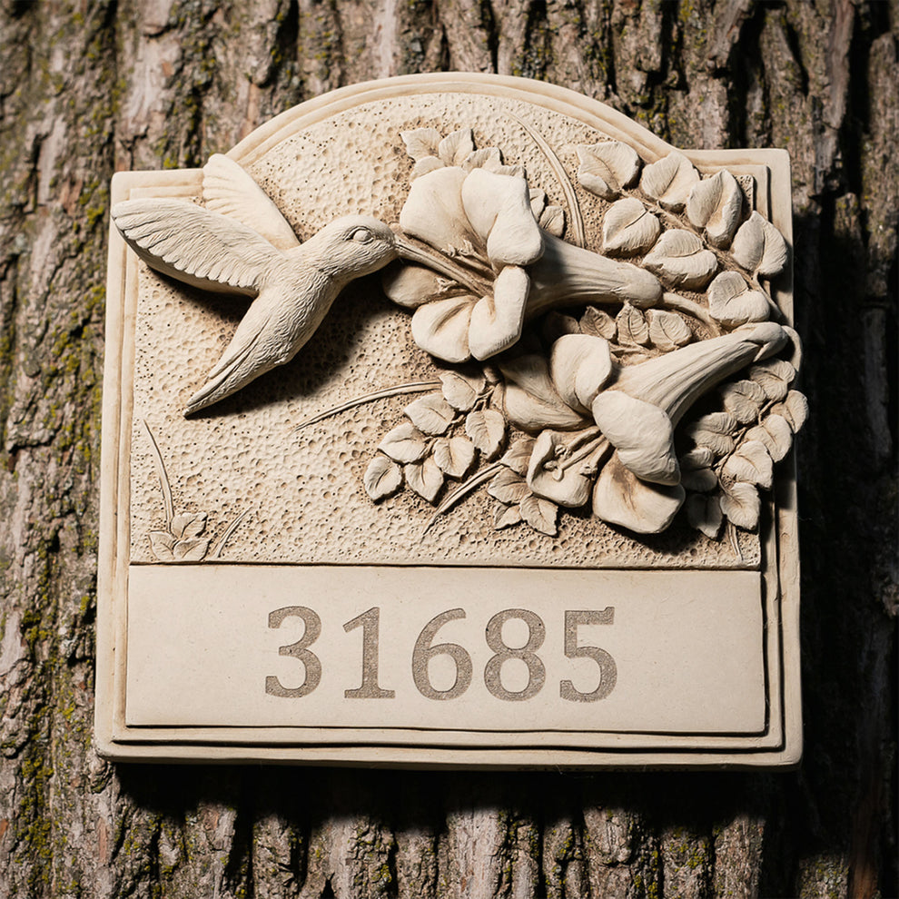 Hummingbird Plaque Engraved – Carruth Studio
