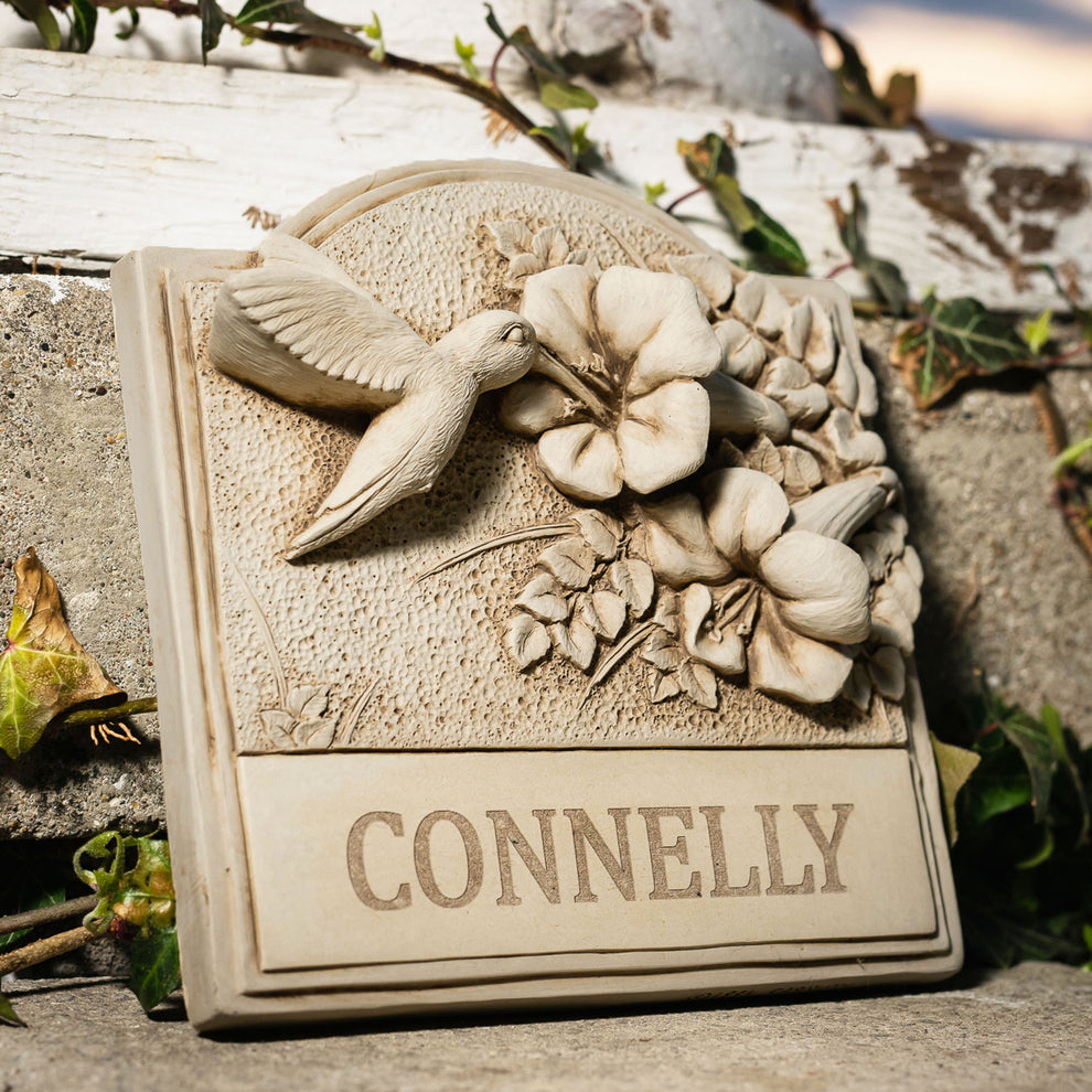 Hummingbird Plaque Engraved – Carruth Studio