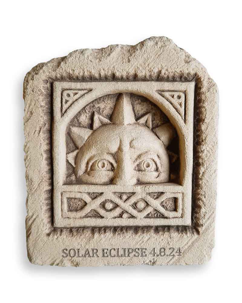 Solar Eclipse Commemorative Sun Stone – Carruth Studio